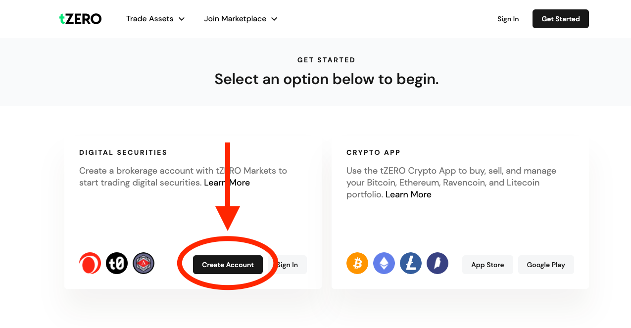 tZERO Markets アカウント開設方法 | Digital Asset Lab