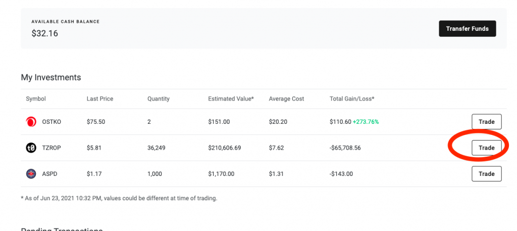 tZERO Marketsへの入金（海外送金）・証券購入方法 | Digital Asset Lab
